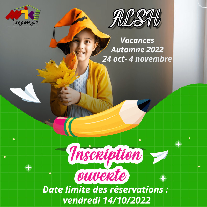 ALSH, vacances d'automne 2022: le programme